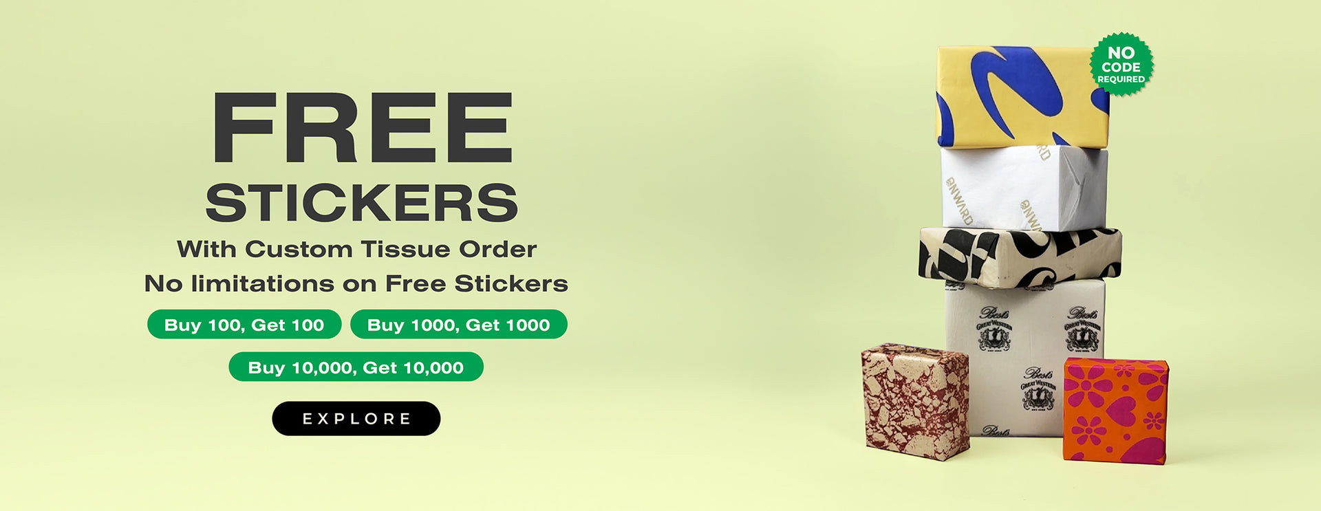 Custom compostable mailers/satchels, tissue paper & labels in low qty ...