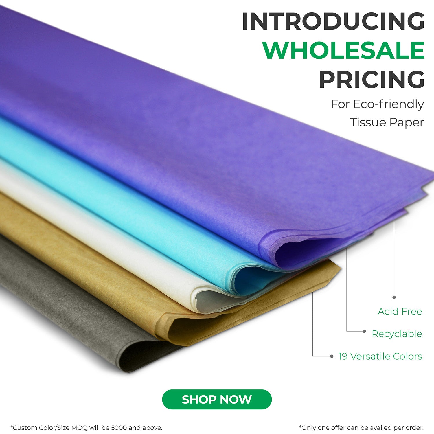 Custom compostable mailers/satchels, tissue paper & labels in low qty ...