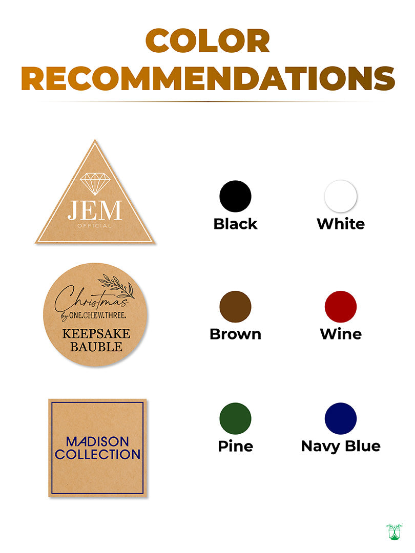 Custom Craft Paper Stickers | Kraft Sticker Label | Kraft stickers ...