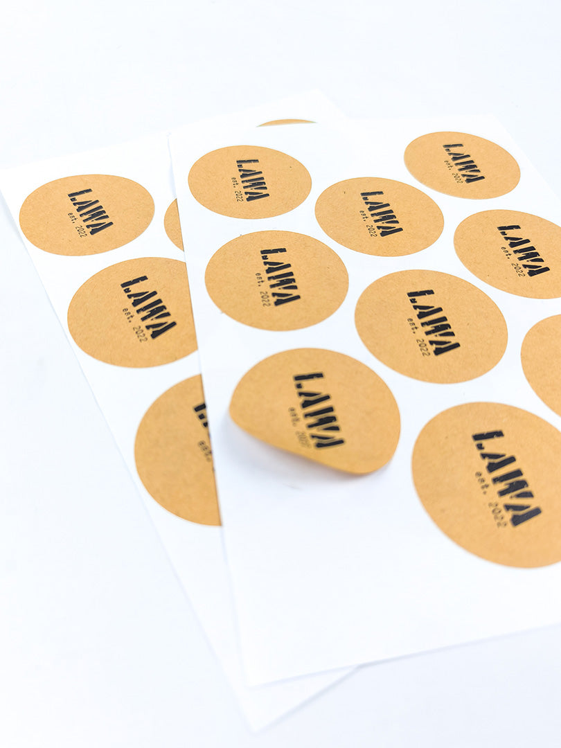 Kraft Paper Stickers| Supr Pack – suprpack.com
