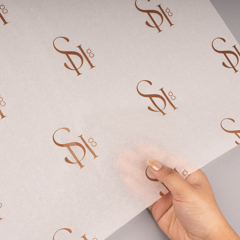 ACID-FREE CUSTOM BACKGROUND & LOGO COLOUR TISSUE PAPER. FREE DELIVERY ...