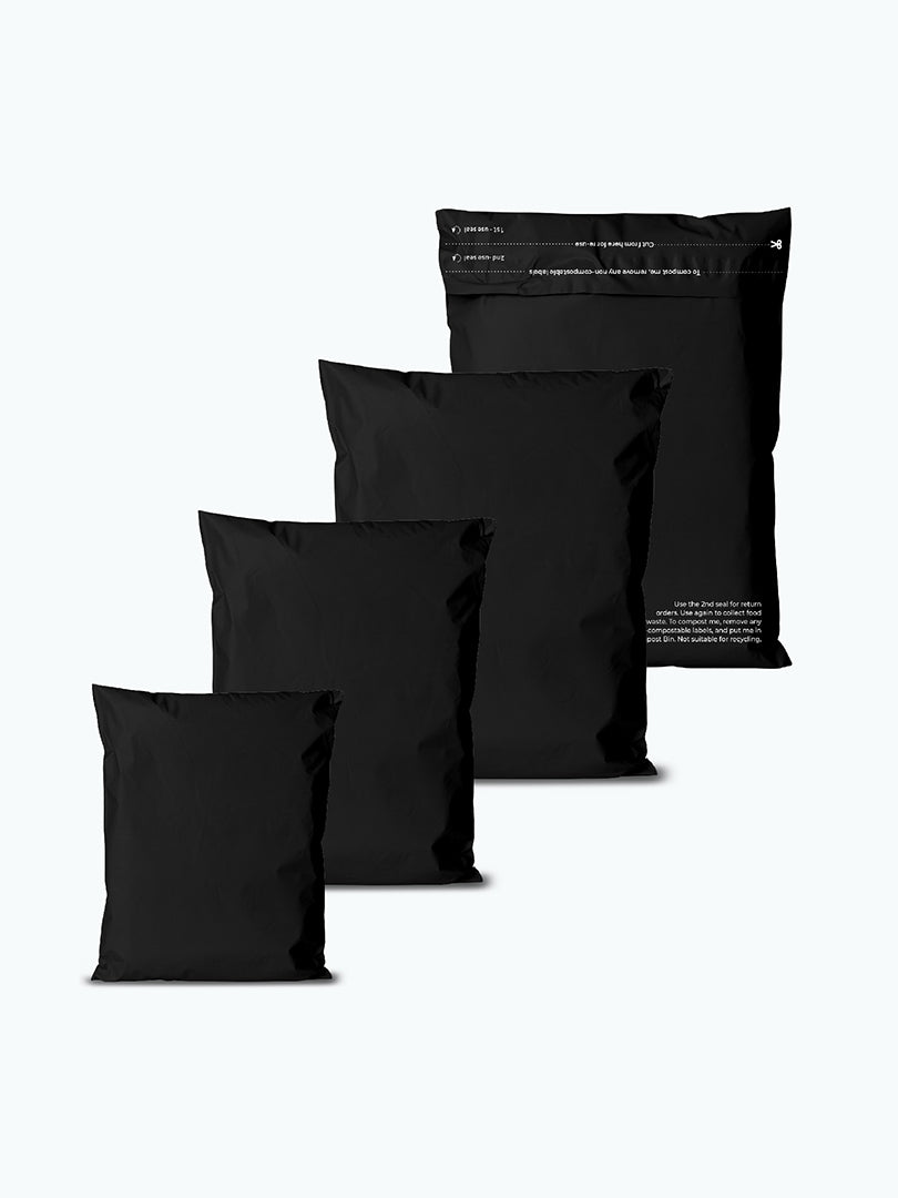 Custom compostable mailers/satchels, tissue paper & labels in low qty ...