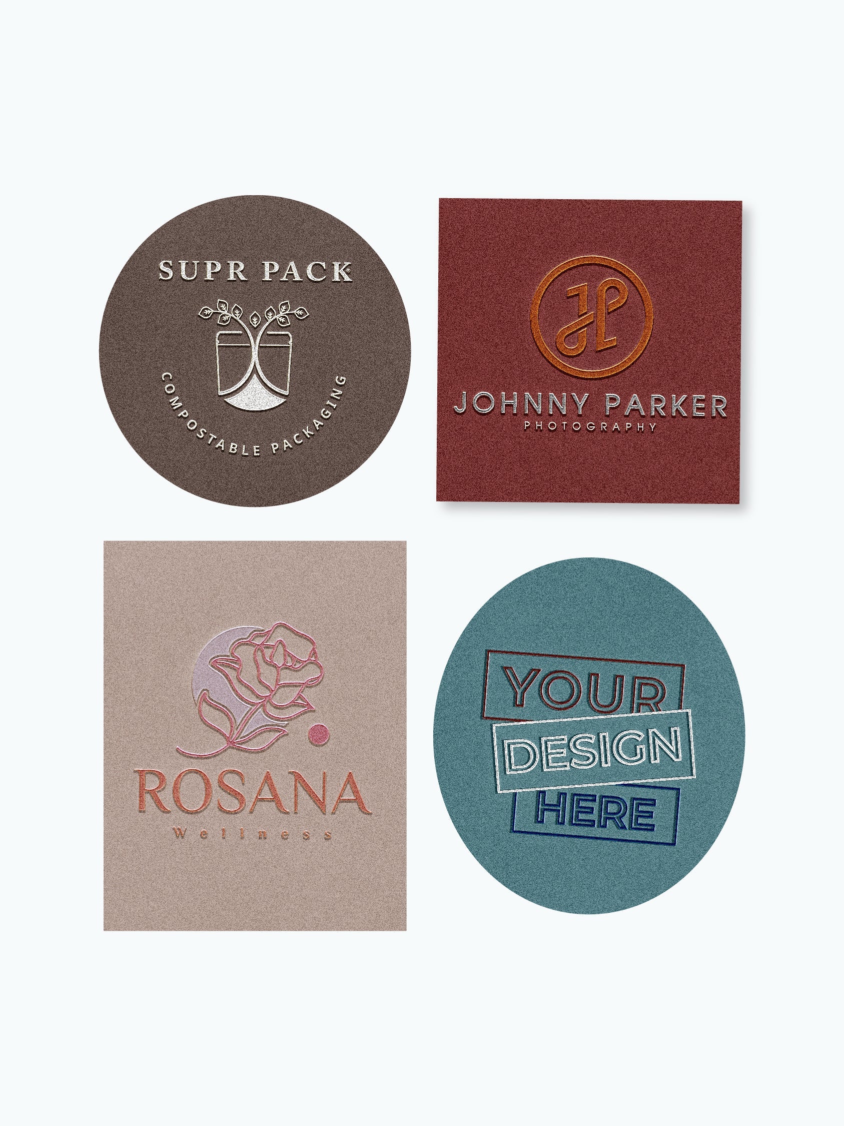 Colored Embossed Stickers | Supr Pack – suprpack.com