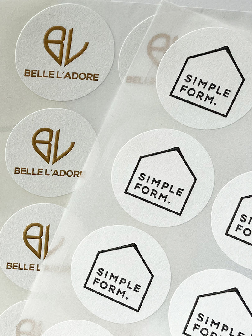 Colored Embossed Stickers | Supr Pack – suprpack.com