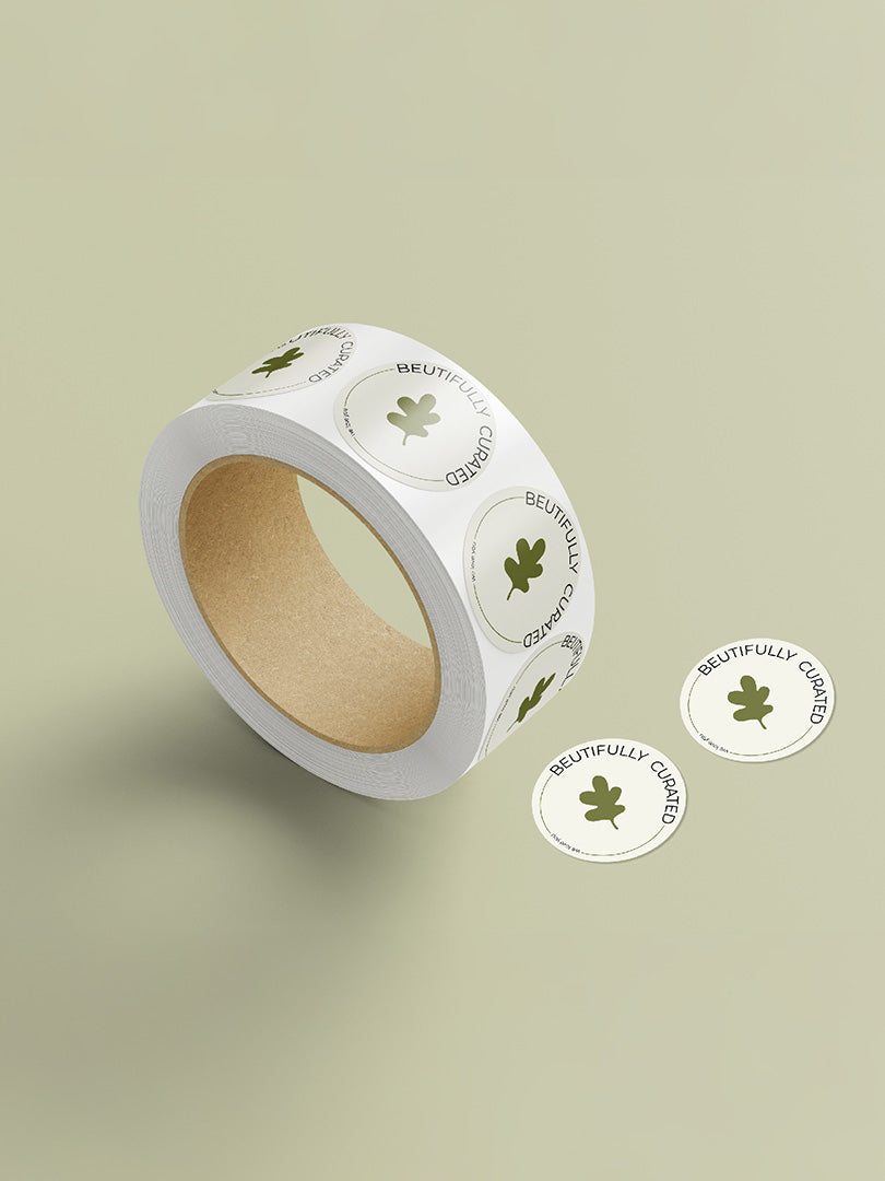 Eco-friendly Sticker Rolls with Pantone printing | Supr Pack – suprpack.com