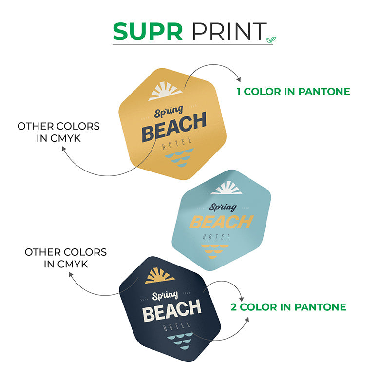 Pantone color stickers | Eco-conscious Pantone stickers for packaging ...