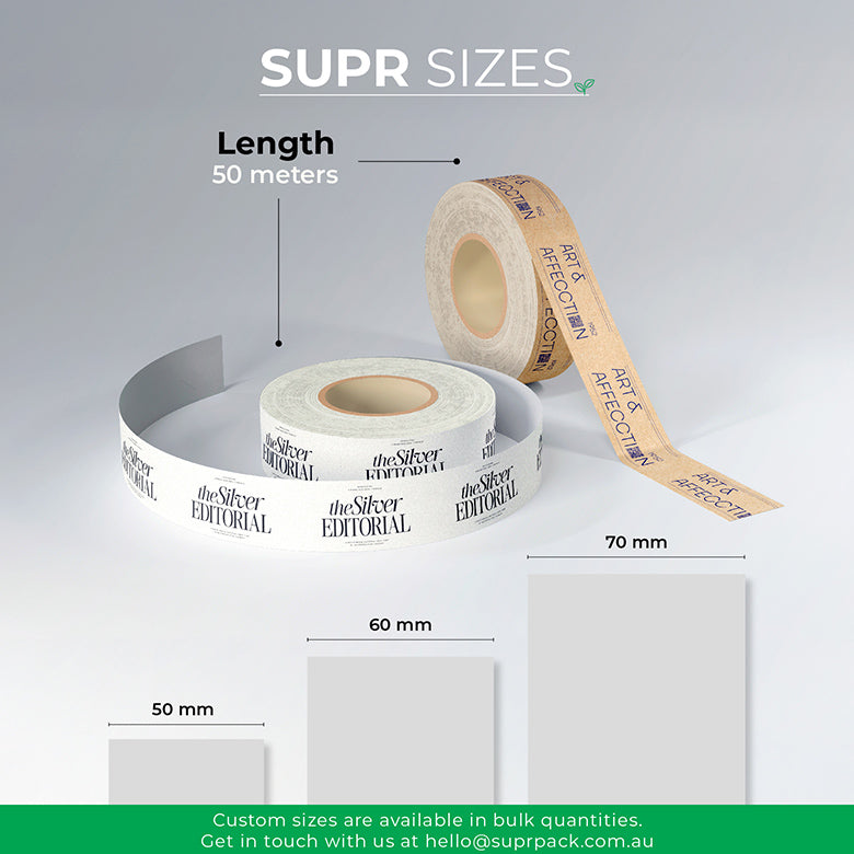 Custom Kraft Paper Water Activated Tape | Supr Pack – suprpack.com