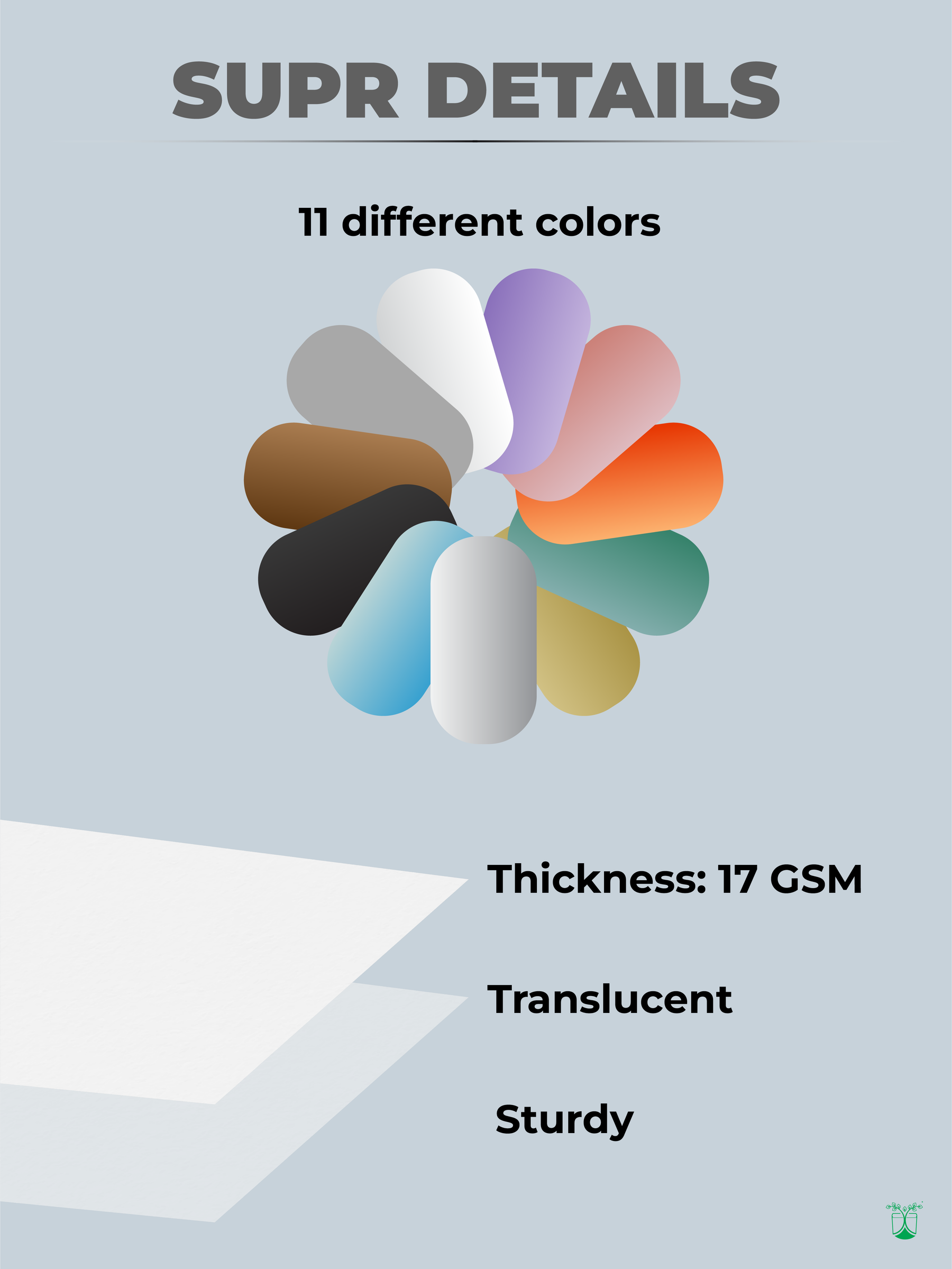 White Tissue Paper | Compostable Tissue Paper | Wrapping Paper MOQ 100 ...